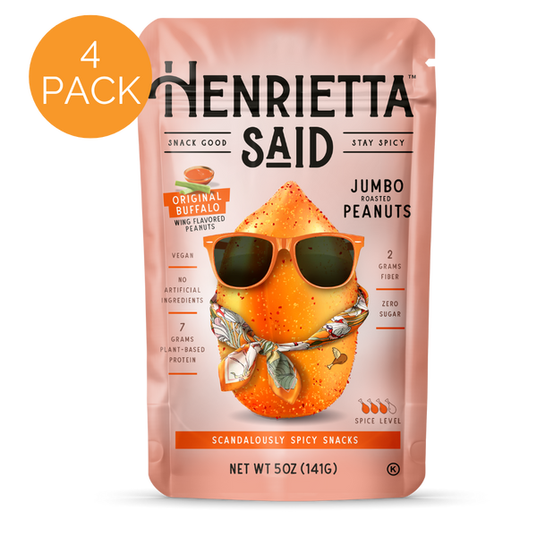 Henrietta Said – Original Buffalo Flavored Peanuts, 4 pack, 5oz each R ...