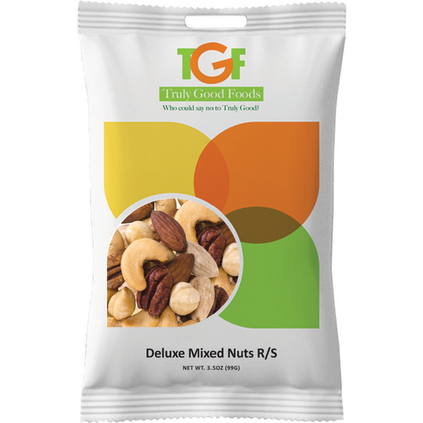 Deluxe Mixed Nuts, Roasted and Salted – 24 pack, 3.5oz snack bags ...