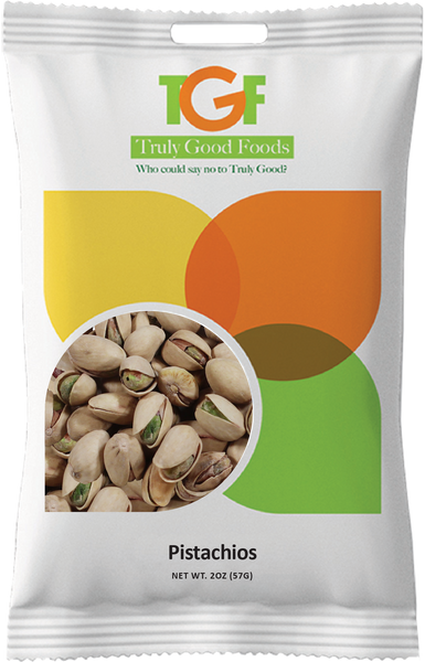 Pistachios, In-Shell – 24 pack, 2oz snack bags – Truly Good Foods